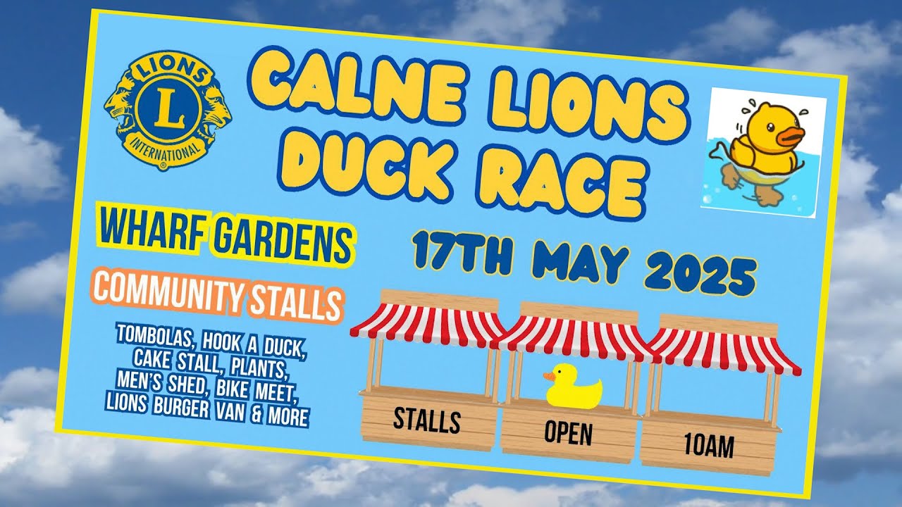 CALNE LIONS DUCK RACE 2025 - YouTube