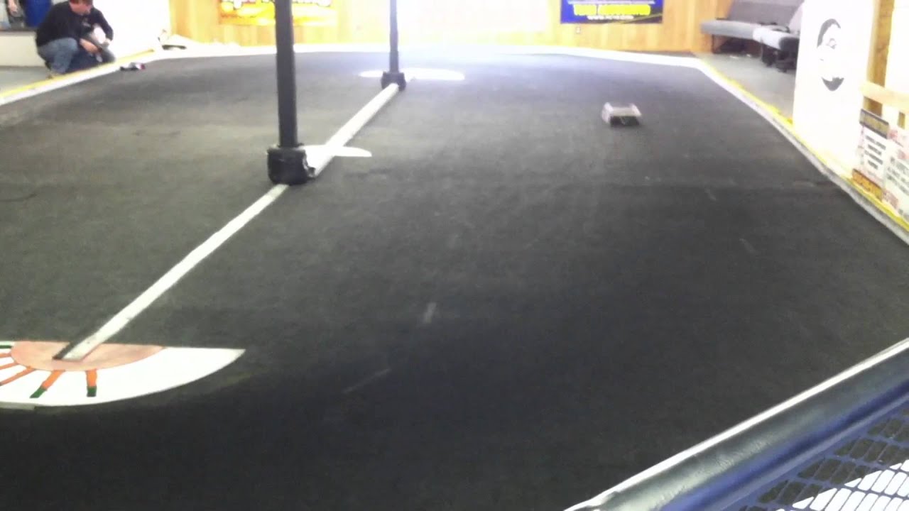 local track indoor rc racing - YouTube