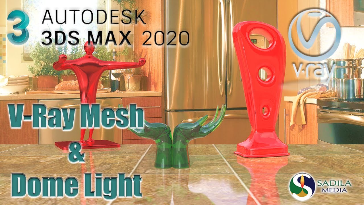V-Ray DOME LIGHT / MESH LIGHT AND HDRI for Exterior Lighting | Vray for ...