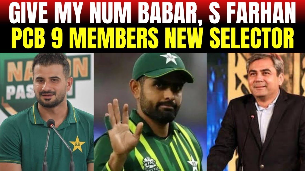 Give my number Babar/Rizwan, Sahibzada Farhan | PCB Announced new ...