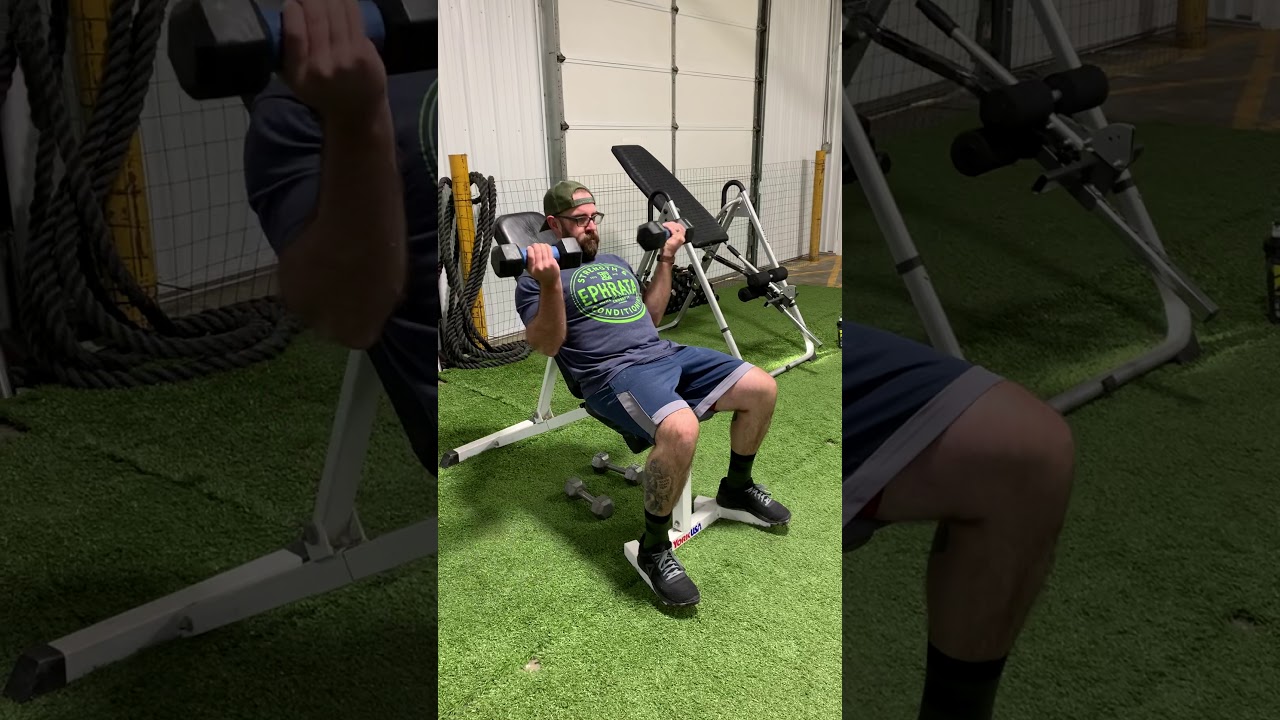 Incline DB Curl. ESC. - YouTube