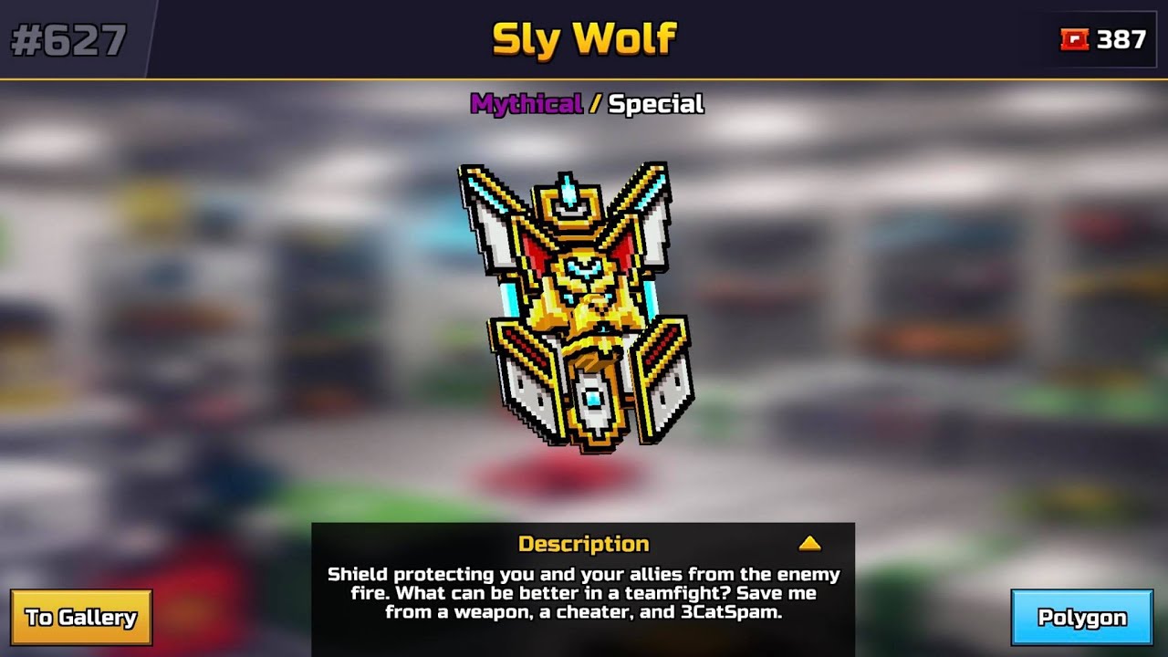 Pixel Gun 3D - Sly Wolf review [โล่ที่แข็งแกร่งที่สุด!!] [ไทย] - YouTube