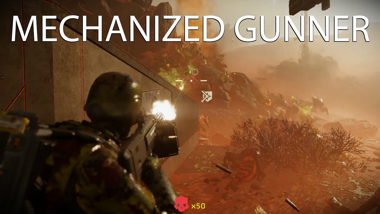 Helldivers 2 - This Gunner Build is FUN - Mechanized Gunner - No Death ...