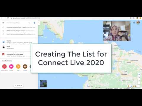 Creating The List for Connect Live 2020 - YouTube