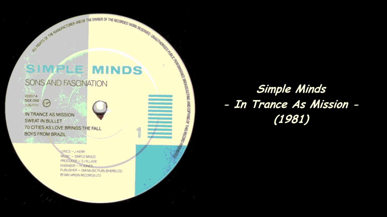 Simple Minds - In Trance As Mission (1981) - YouTube Music
