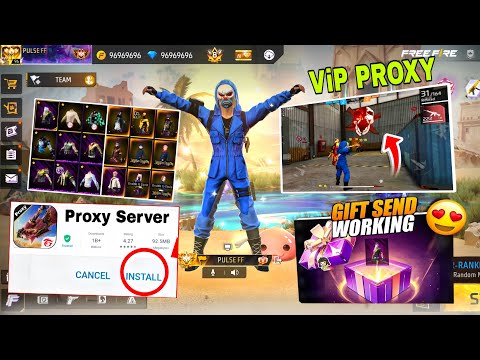 GIFT SEND / GAME PLAY 😍 100% Working || HOW TO DAWNLOAD PROXY SERVER | ViP Proxy 😱💯🔥