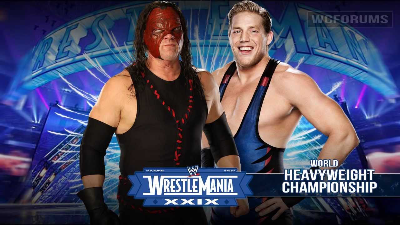 [iWrestling] Kane vs Jack Swagger - WrestleMania XXIX Matchcard - YouTube