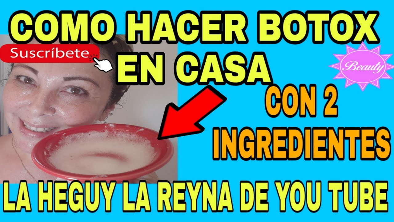 COMO HACER BOTOX CASERO CON 2 INGREDIENTES 1000% EFECTIVO #botoxencasa ...
