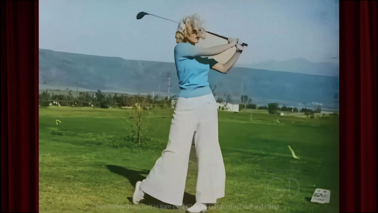 The Amazing Jean Harlow In 1932: Restored To Life - YouTube