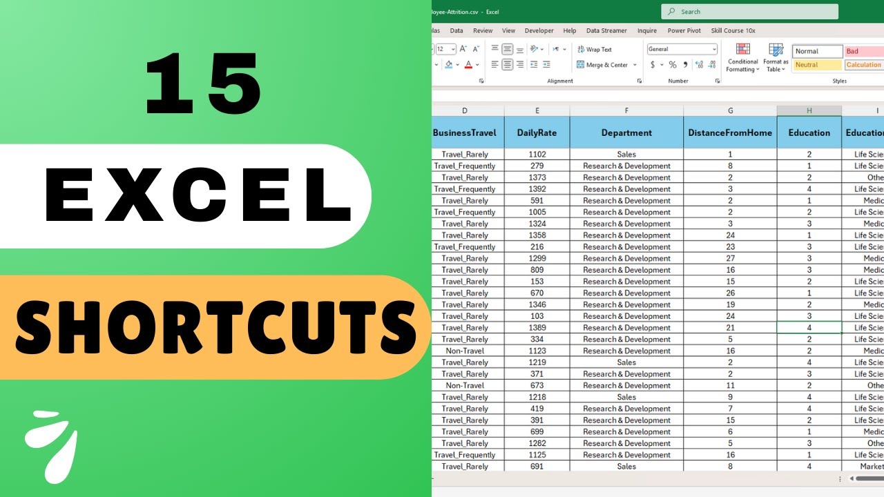 15 Excel Shortcuts That Will Save You Hours Must Know Tips - YouTube