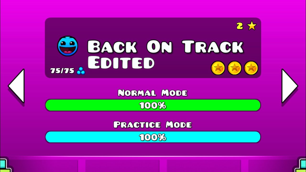 Geometry Dash - Back on Track EDITED! - YouTube