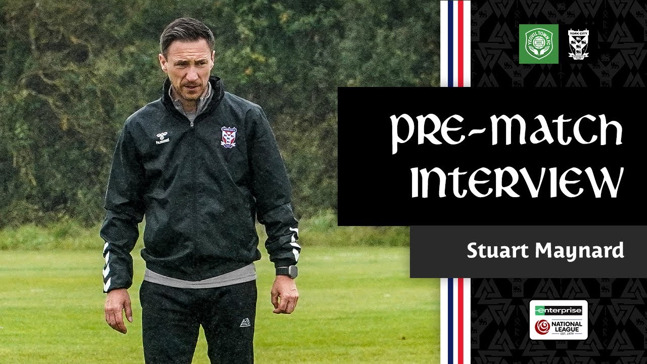 🗣️ Pre-Match Interview | Stuart Maynard | Yeovil Town (A) - YouTube