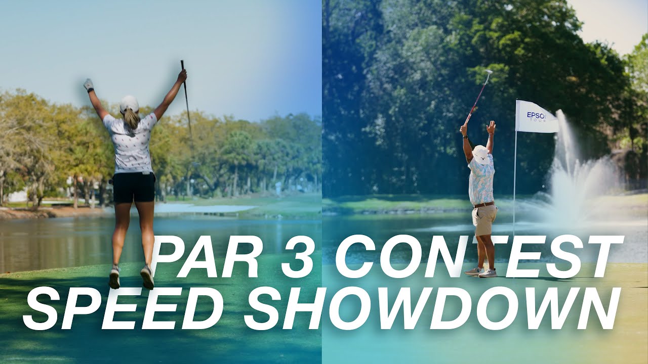 Speed Golf Showdown! | Epson Tour Par 3 Team Challenge - YouTube