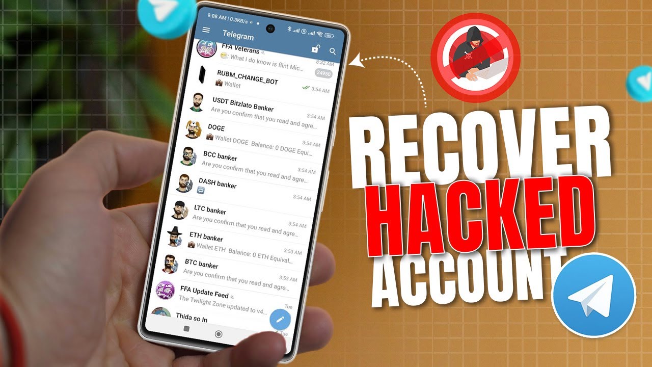 How to Recover a Hacked Telegram Account | Get Back Hacked Telegram ID ...