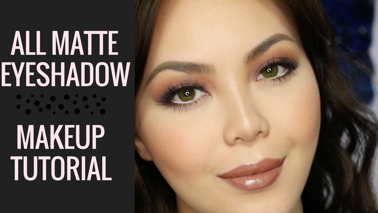 All Matte Eyeshadow Makeup Tutorial - YouTube
