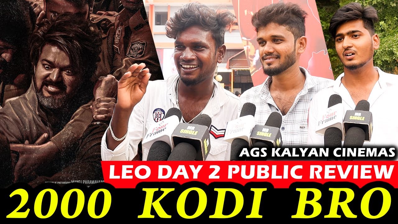 LEO Day 2 Public Review | LEO 2nd Day Review | Thalapathy Vijay ...