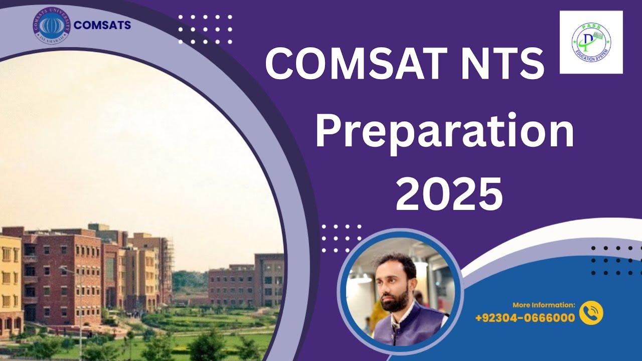COMSATS NTS Test Preparation 2025 I NTS NAT Test Preparation I COMSATS ...