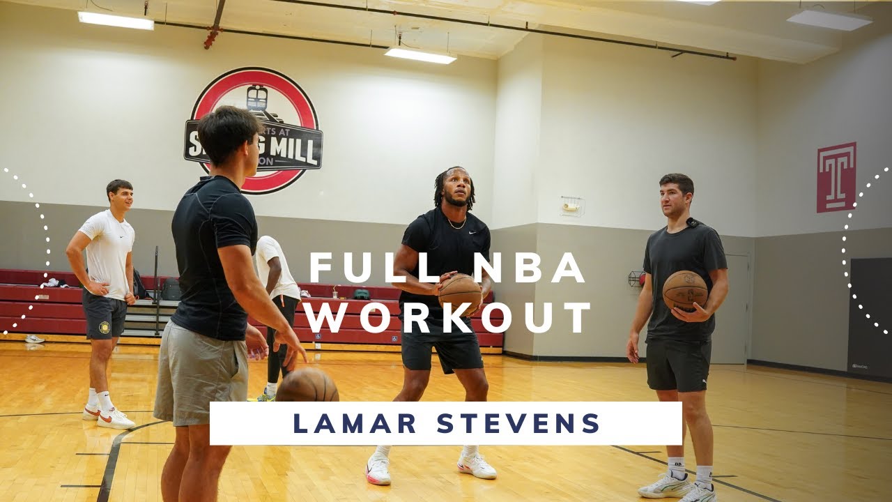 Full NBA Mid-Post Footwork Workout w/ NBA Pro Lamar Stevens – Creating ...