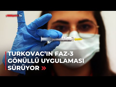 Turkovac'ın Faz-3 gönüllü uygulaması sürüyor