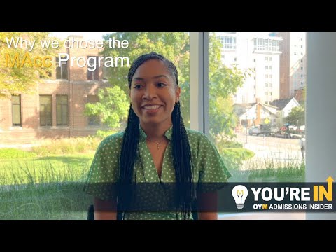 Why we chose the MAcc program | OYM Student Series - YouTube