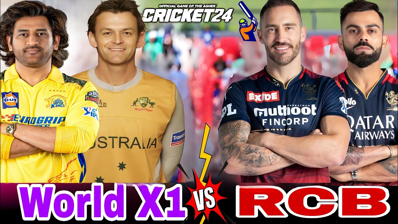 World XI 2005 🆚 VIRAT's RCB Legend's - Who Will Win 🏆- Cricket 24 - YouTube