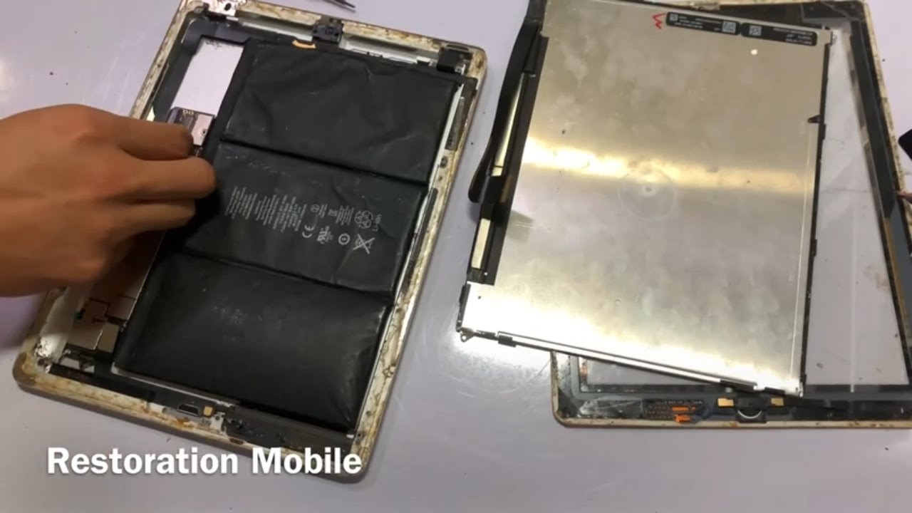 Restoration an abandoned old Broken iPad 3 New Restore - YouTube