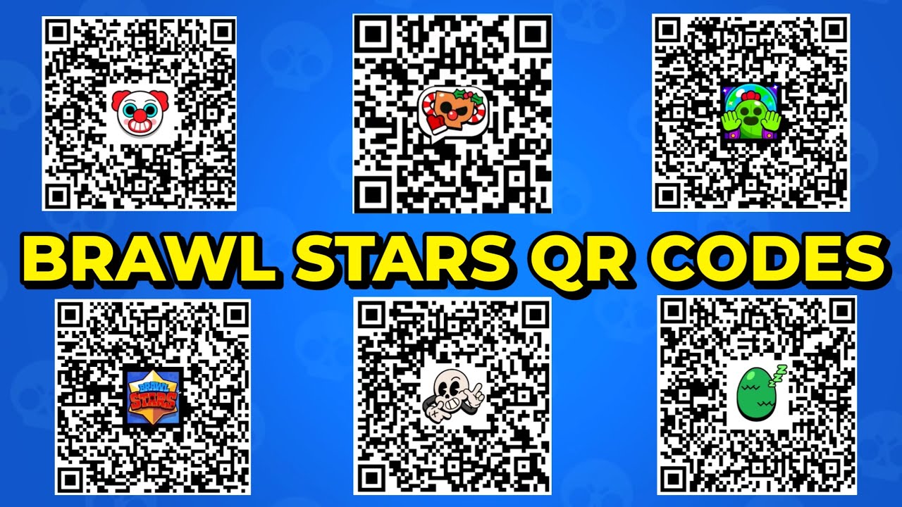 BRAWL STARS QR CODES 🔥 #brawlstars #supercell #brawlstarsqrcodes - YouTube