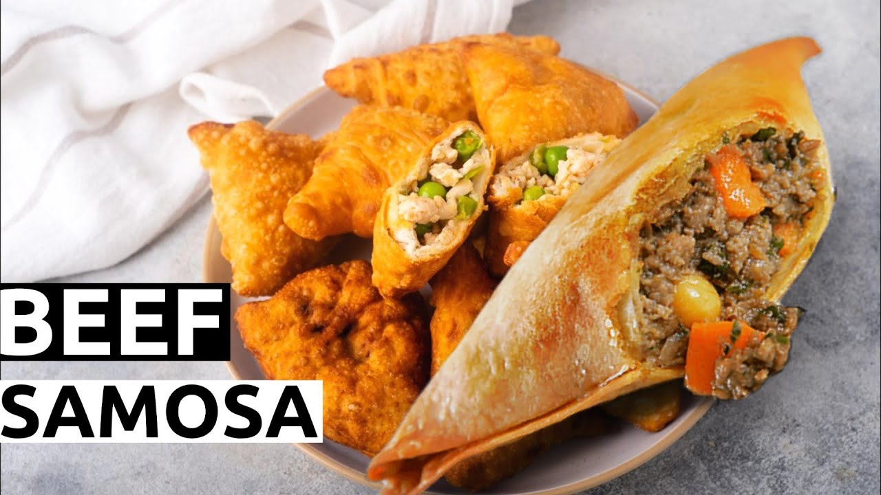 How To Make TASTY Beef Samosas l Simple Beginners Guide. - YouTube