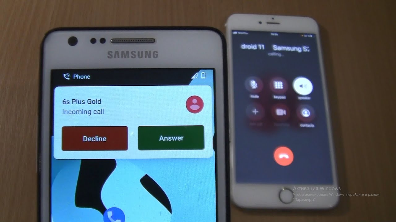 Incoming call & Outgoing call at the Same Time Iphone 6s plus Gold ...