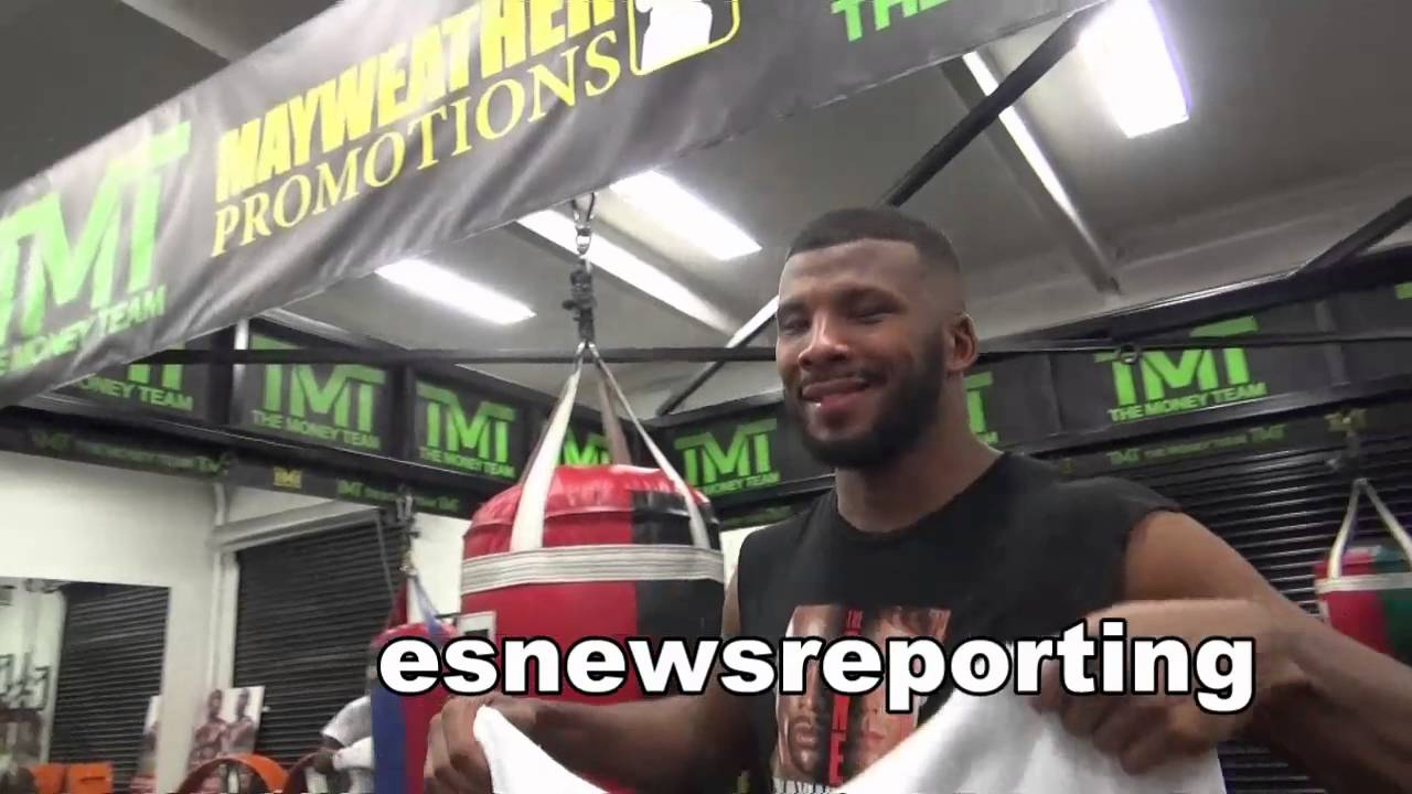 BADOU JACK AND EDDIE MUSTAFA MUHAMMAD AT MAYWEATHER BOXING CLUB EsNews ...