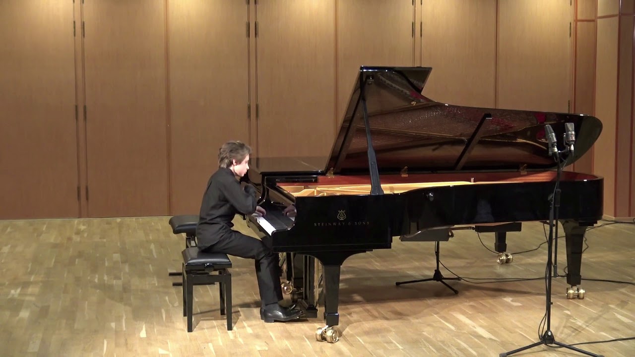 13.04.2019 Yegor Sidorov in a concert of Mira Marchenko' class students ...