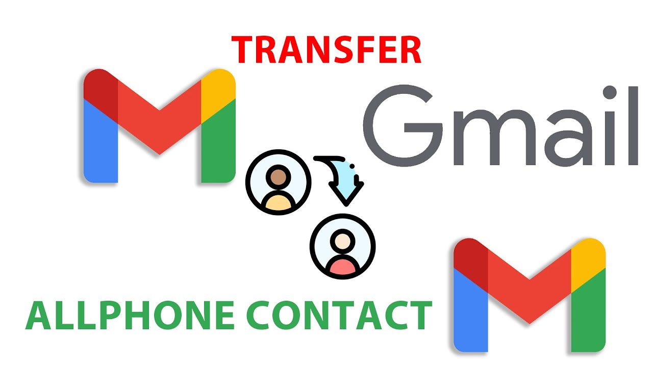 Transfer contact number to gmail to gmail - YouTube