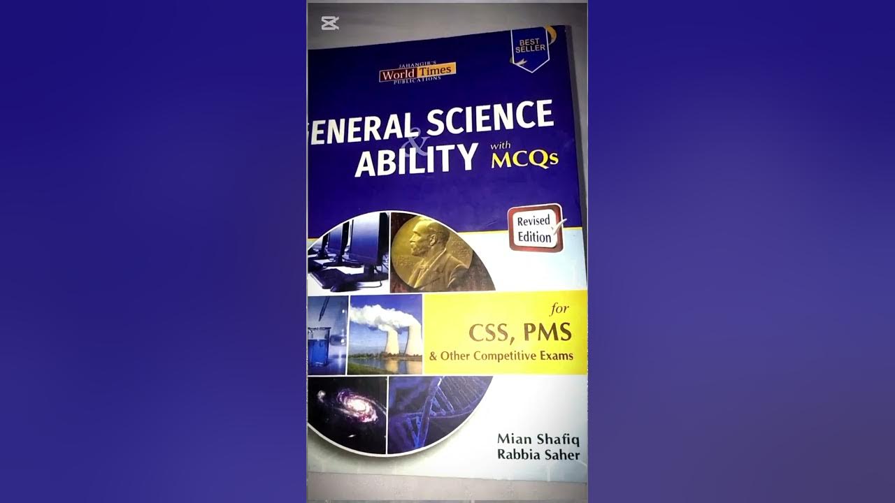 Best Book for CSS General Science and Ability| CSS GSA Book | GSA by ...
