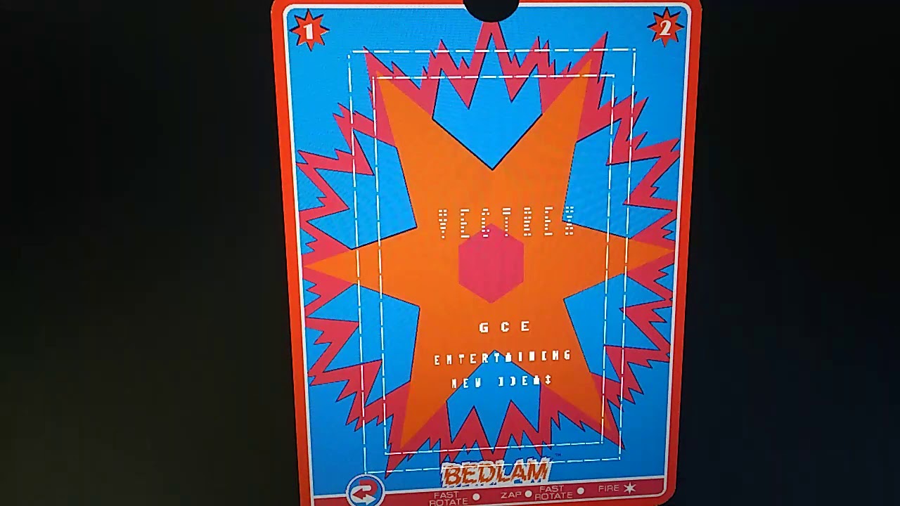 光速船 Vectrex BEDLAM - YouTube