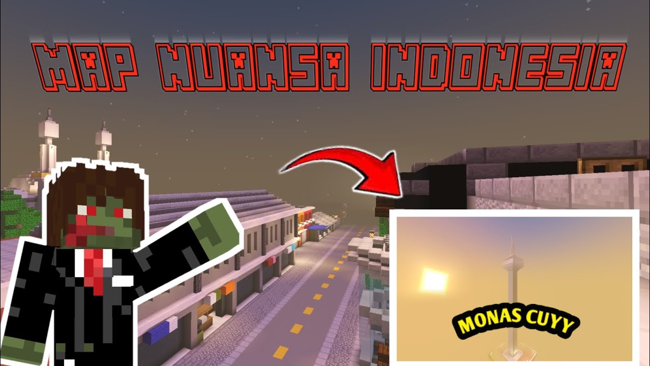 MAP NUANSA INDONESIA MINECRAFT - YouTube