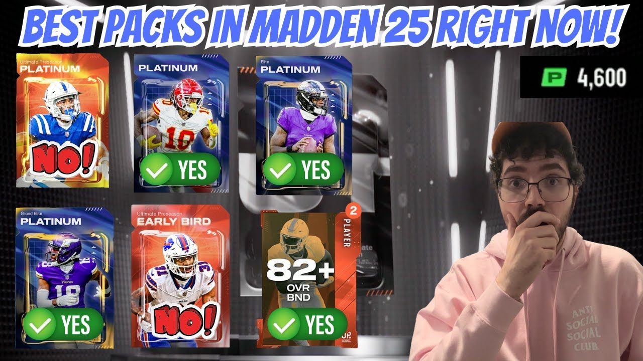*BEST PACKS* IN MADDEN 25 FOR PREORDER POINTS! BIG MADDEN 25 PACK ...