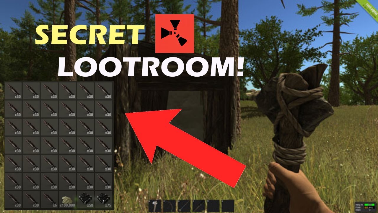 I FOUND a WOOD BASE with ARMORED DOOR?! - Rust Raiding - YouTube