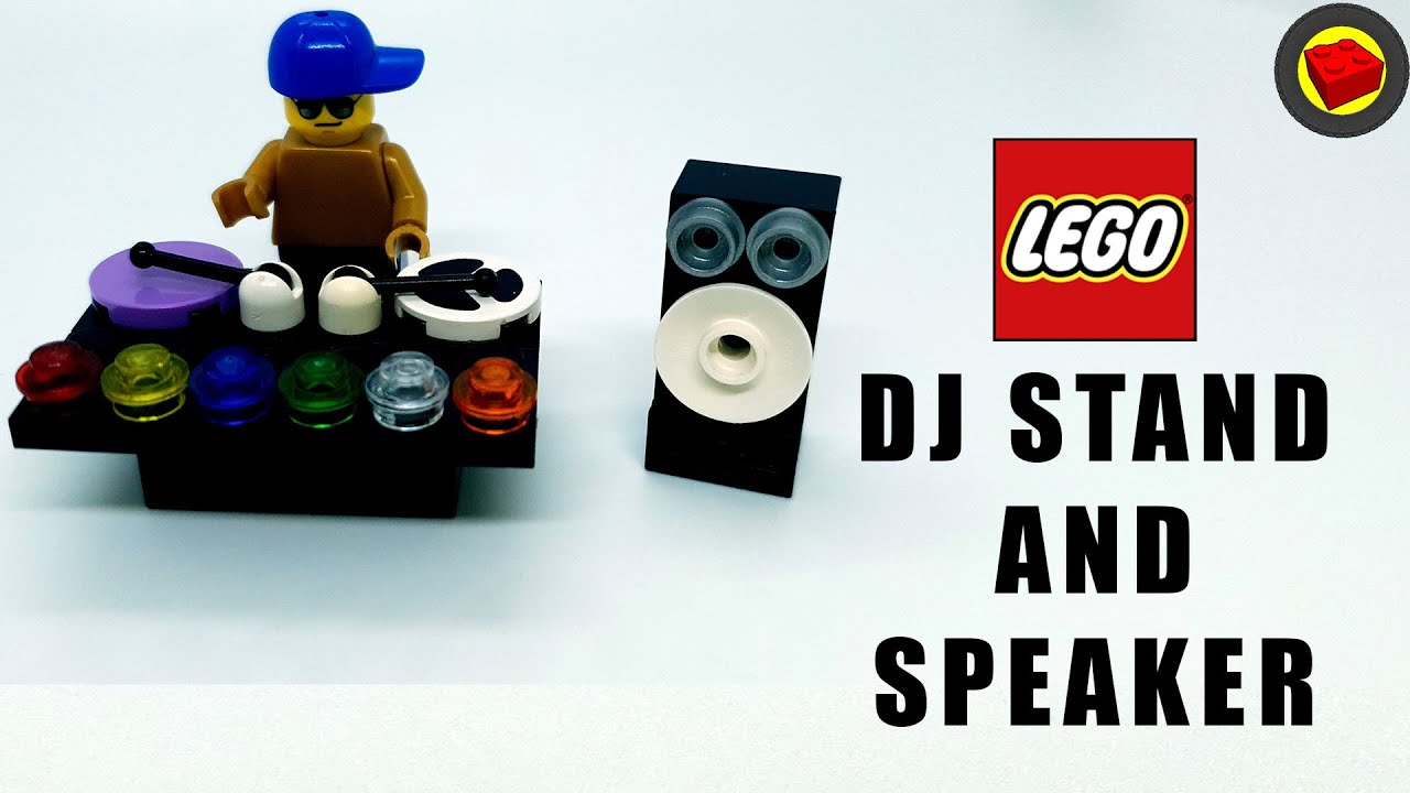 DJ Stand and Speaker MOC Building Instructions - YouTube