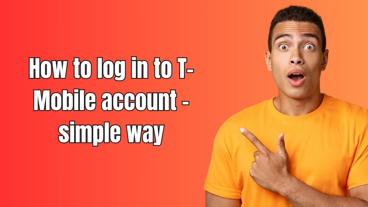 How to log in to T-Mobile account - simple way - YouTube