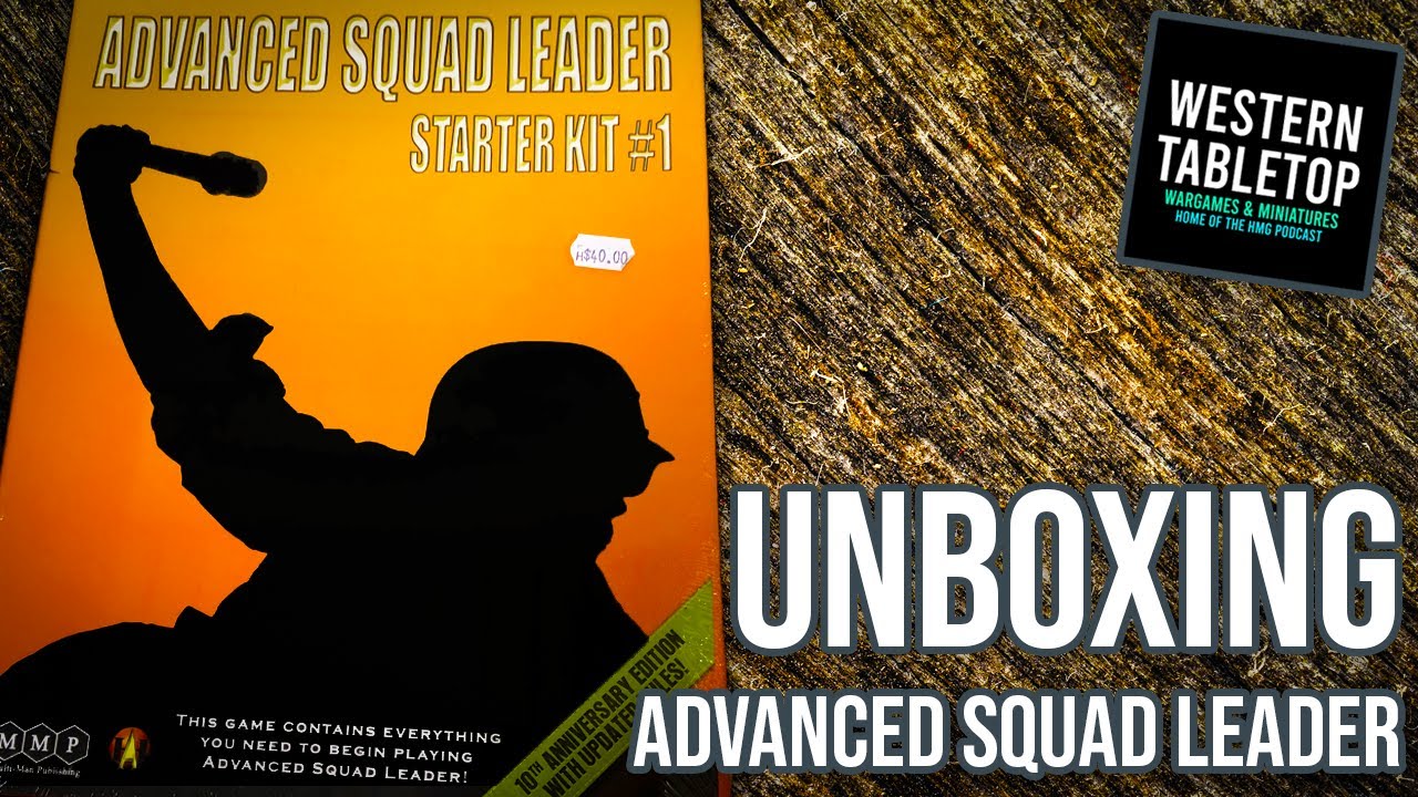 Quick look at Advanced Squad Leader Starter Kit #1 - YouTube