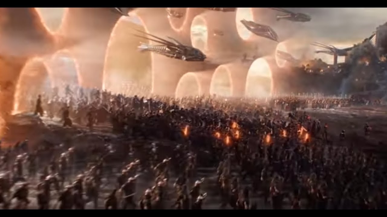Avengers Endgame Final battle scene #1 Avengers assemble - YouTube