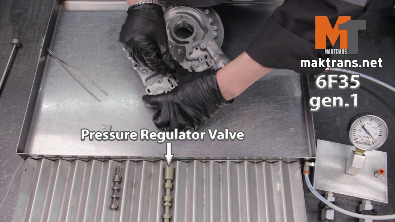 Ремонт гидроблока 6F35 (gen.1) - YouTube