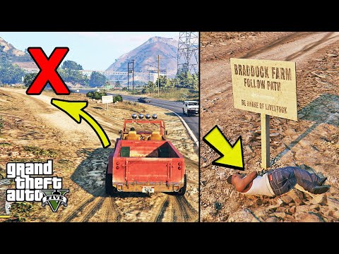 GTA 5 DE SAKIN BU YOLDAN GİTMEYİN ! ÖYLE BİR ŞEY OLUYOR Kİ ÇOK ŞAŞIRACAKSIN