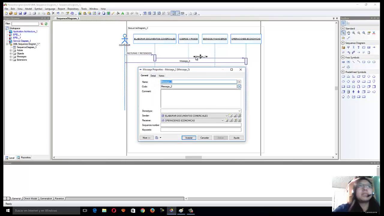 22 POWER DESIGNER modelo "UML Sequence Diagram" - YouTube