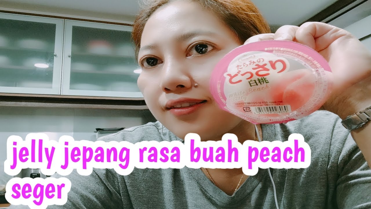 ASMR PUDING BUAH PAECH DARI JEPANG - YouTube