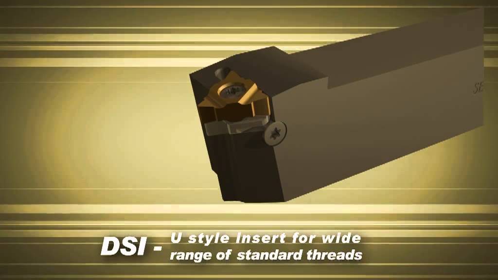 DSI Thread Turning Inserts - YouTube
