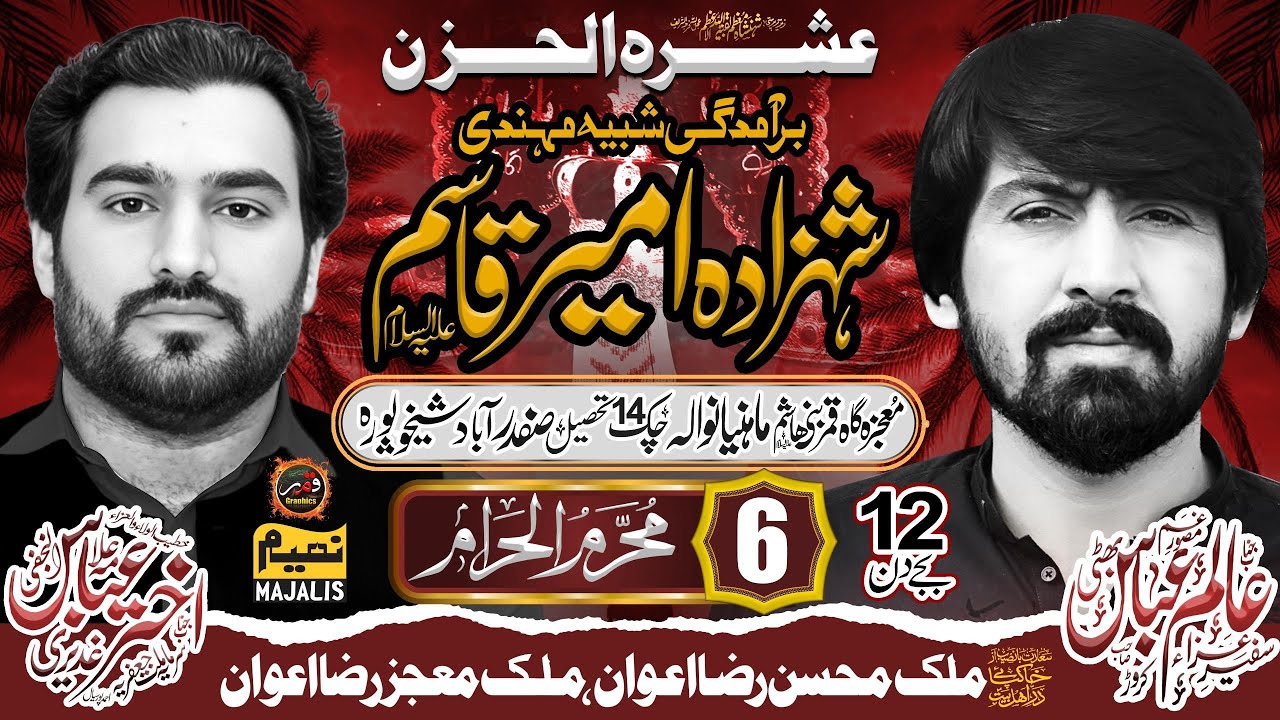 Live Ashra || 6 Muharram 2025 || Mahiawala Tehsel Safdarabad District ...