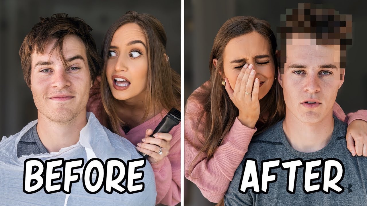 CUTTING MY HUSBAND'S HAIR..GONE *VERY* WRONG - YouTube