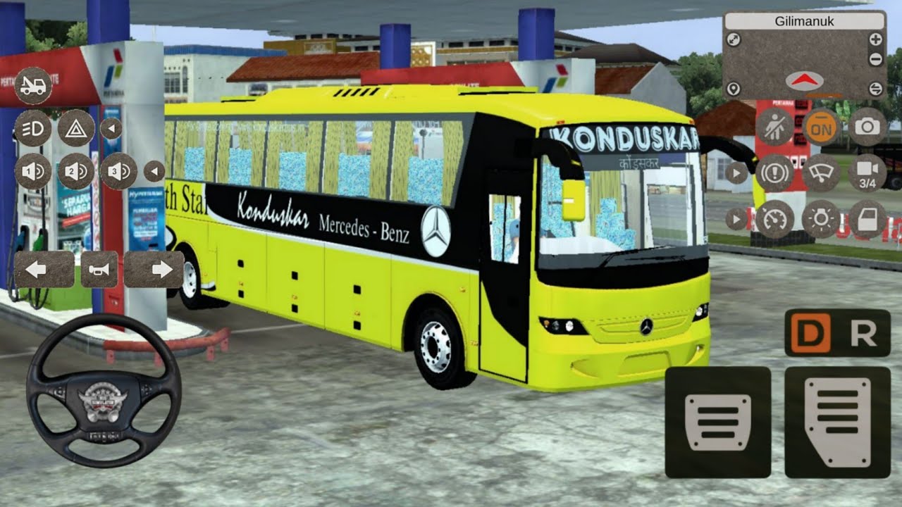 Indian Bus Mod In Bus Simulator Indonesia - Bussid Bus Mod - Bus game ...