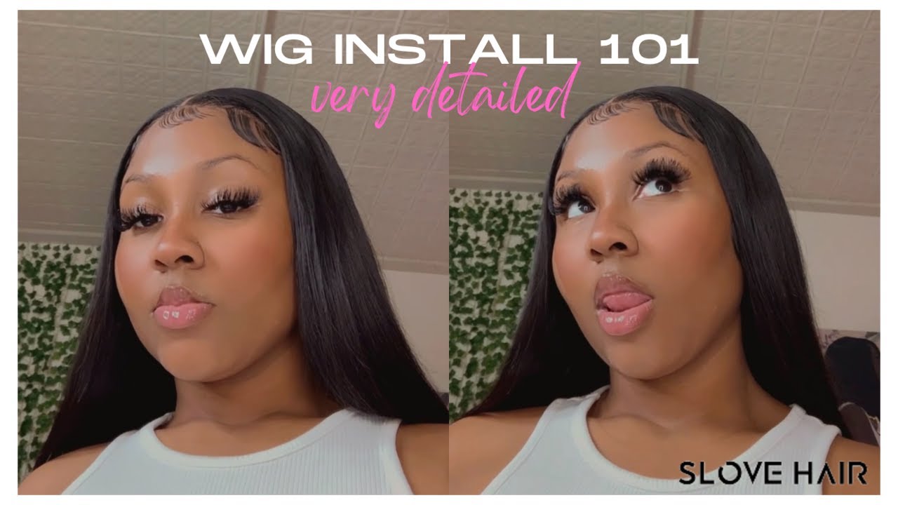 START-TO-FINISH WIG INSTALL 💖 | Bleaching, Plucking, Baby Hairs ...